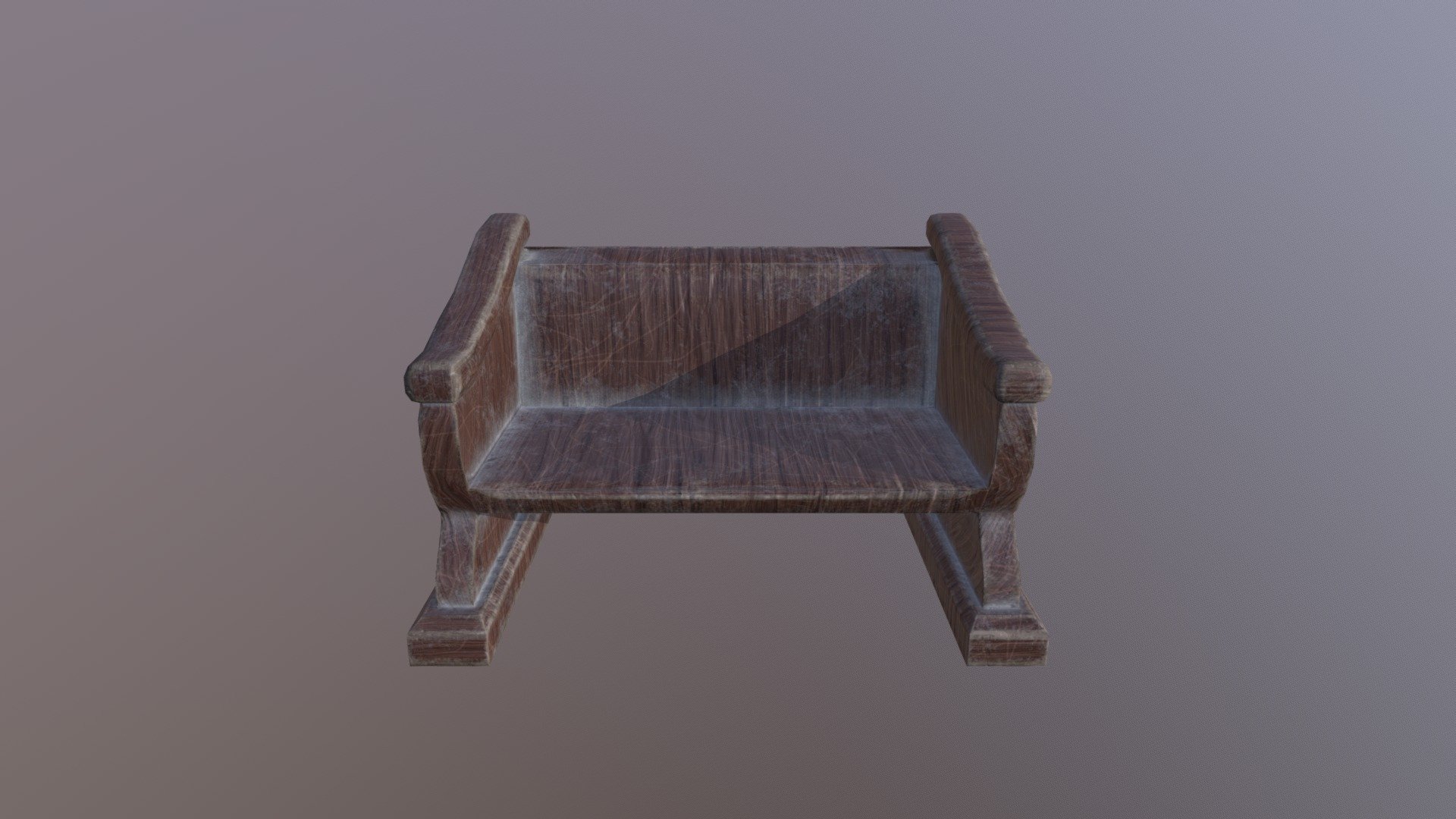 Old Abandoned Bench Pew - 3D model by Massimo Carcaterra (@MassAIT ...