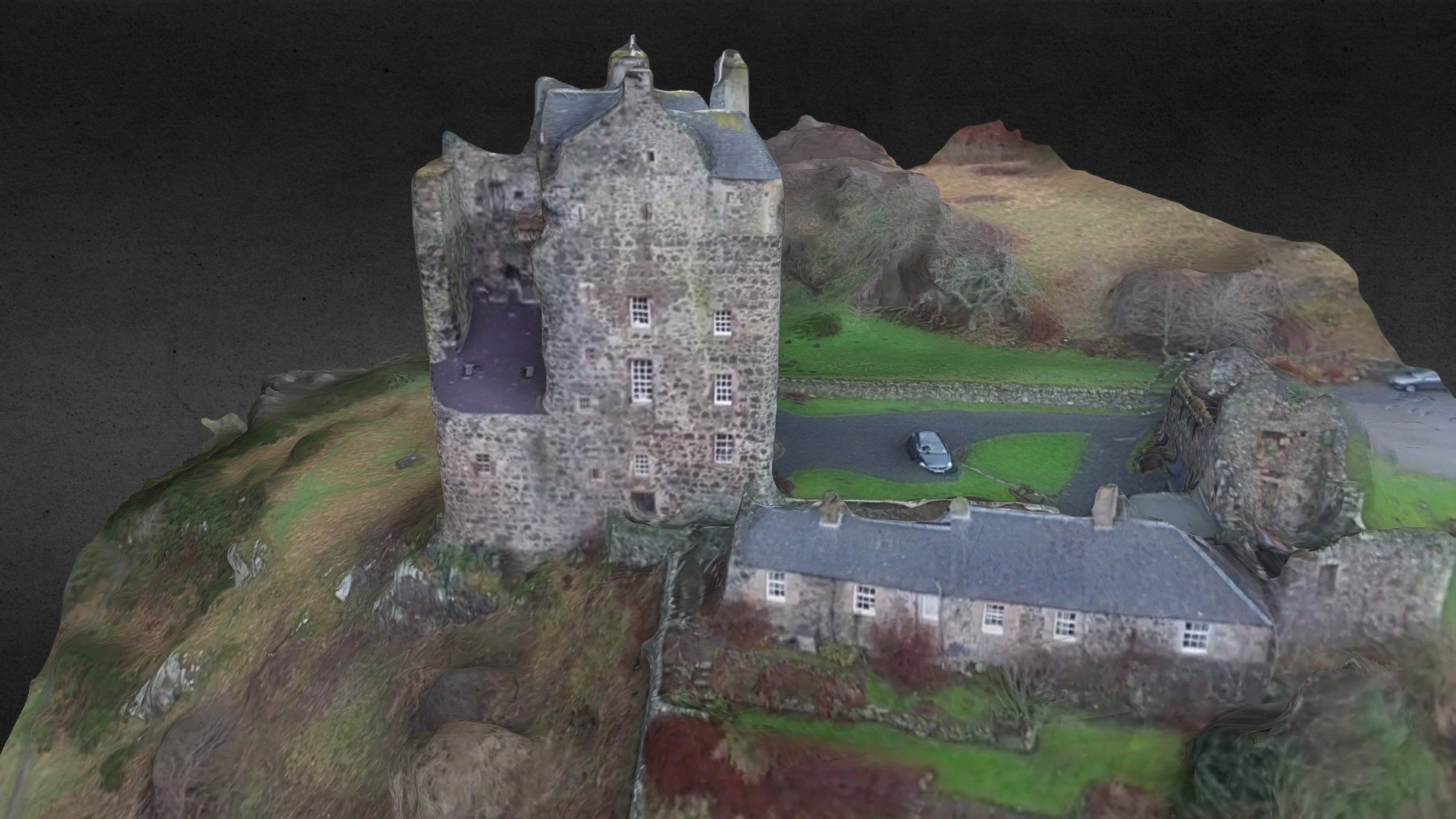 Château de Neidpath, Ecosse - Download Free 3D model by Archéomatique ...