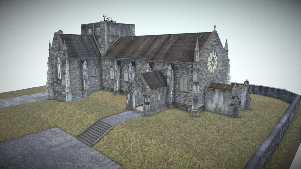 All Hallows Church - 3D model by Spectrum Heritage (@SpectrumHeritage ...