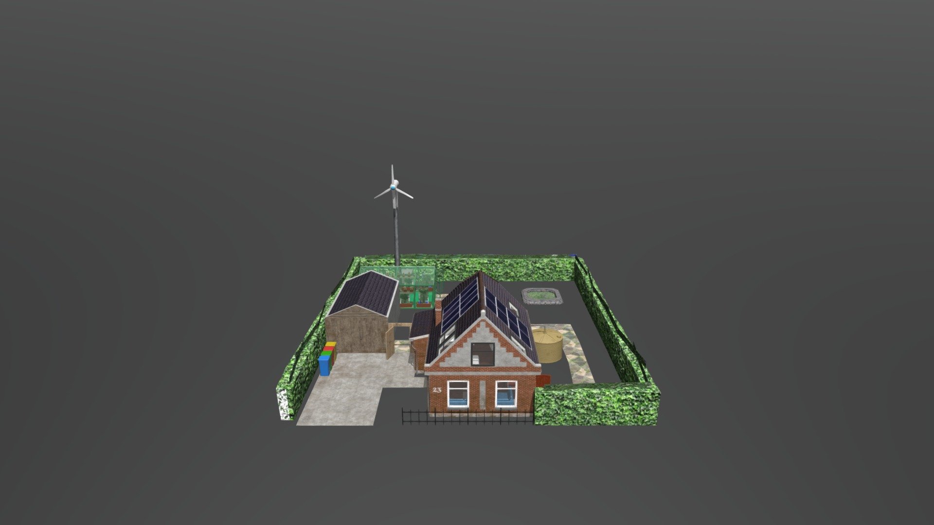 Sustainable House - Download Free 3D model by firestartermkd [23669e4 ...
