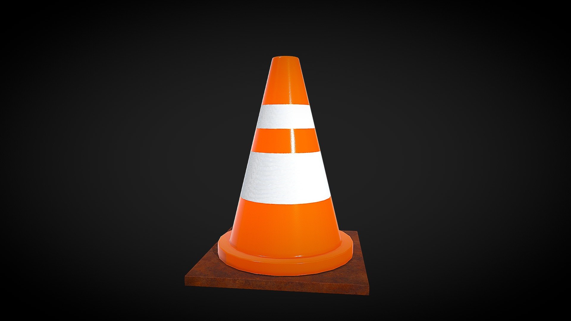 Traffic Cone - 3D model by hari.aresvisual [2368589] - Sketchfab