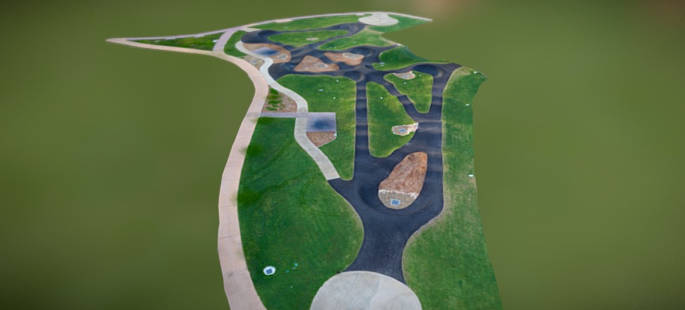 Gladstone Pump Track - 3D model by qldaerial [2368ecb] - Sketchfab
