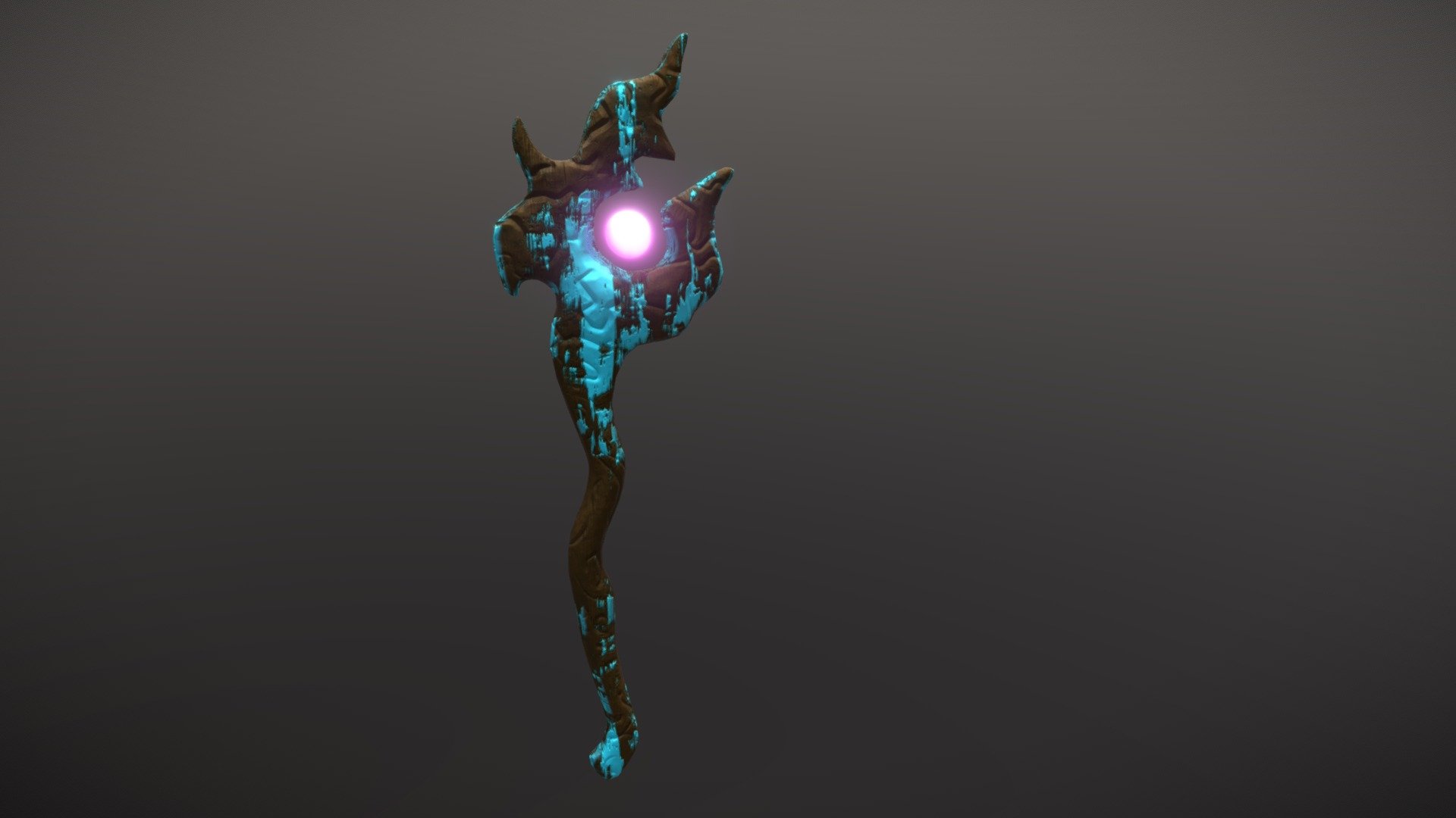 Staff fantasy - 3D model by Mirgot [236aa32] - Sketchfab