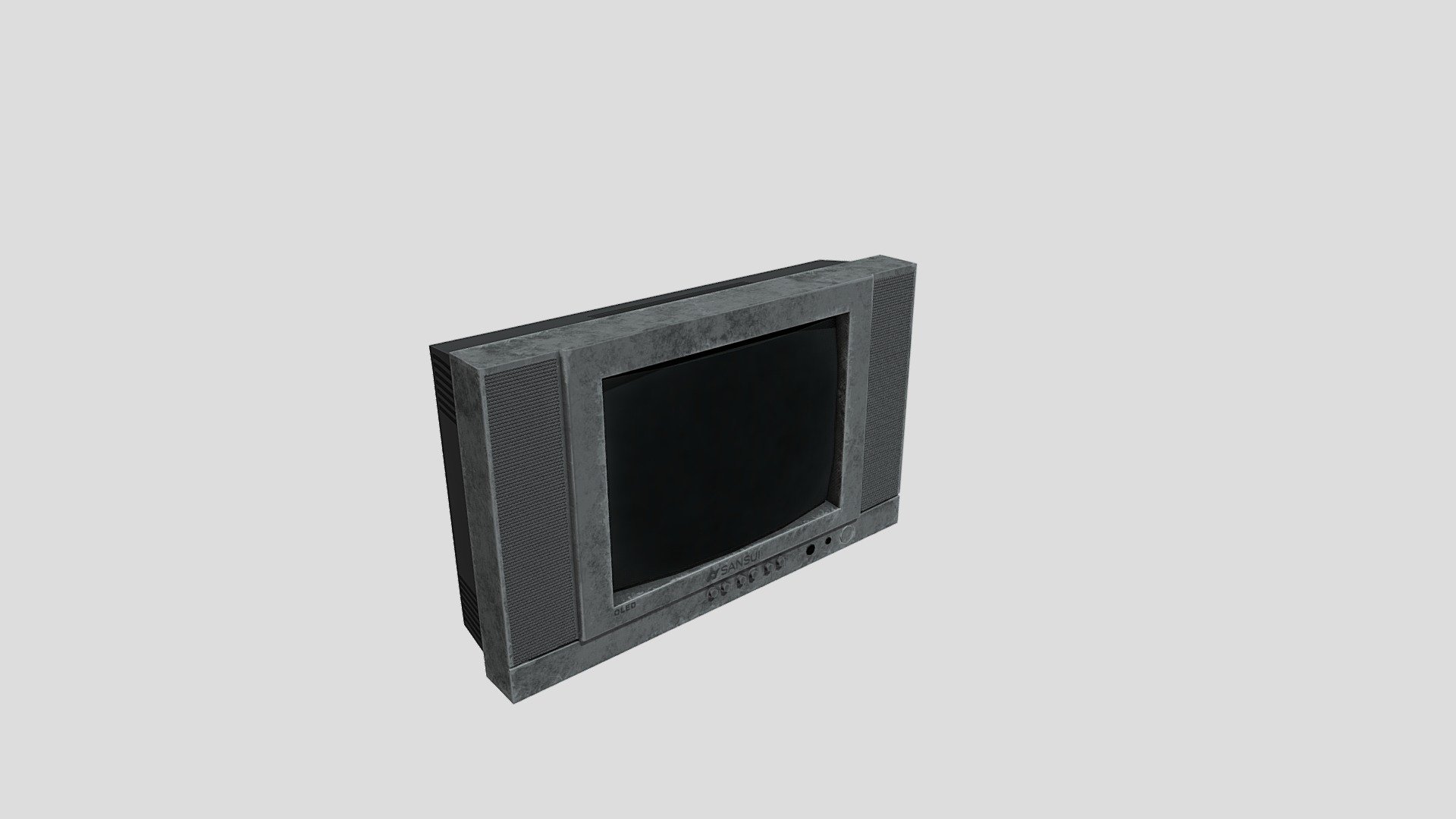 Sansui Old CRT Tv - Download Free 3D model by davidtsoenyane [236bc21 ...