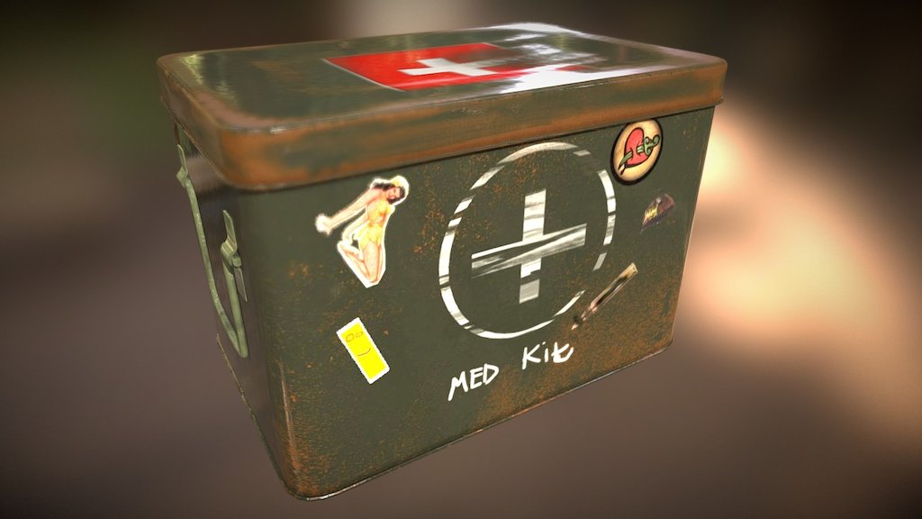 Med Kit - 3D model by junelle.balanon.gad [236cd2f] - Sketchfab