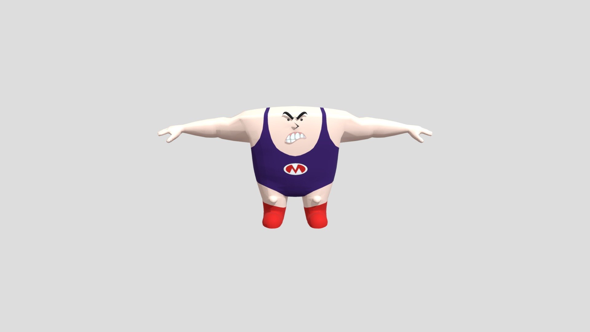 Strong Mad - Download Free 3D model by ModelManTheman [236d9e6] - Sketchfab