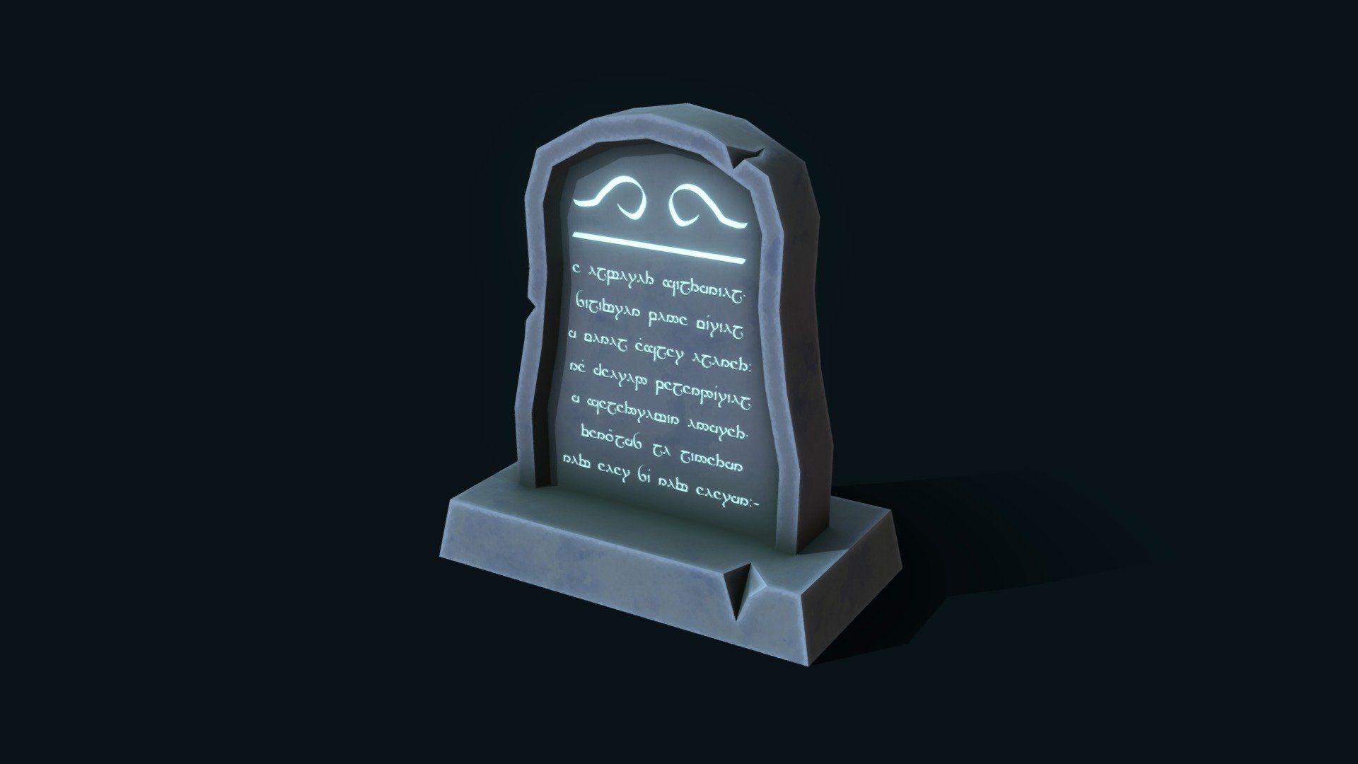 Stylized Grave Stone - Buy Royalty Free 3D model by SantyFrow [236f474 ...