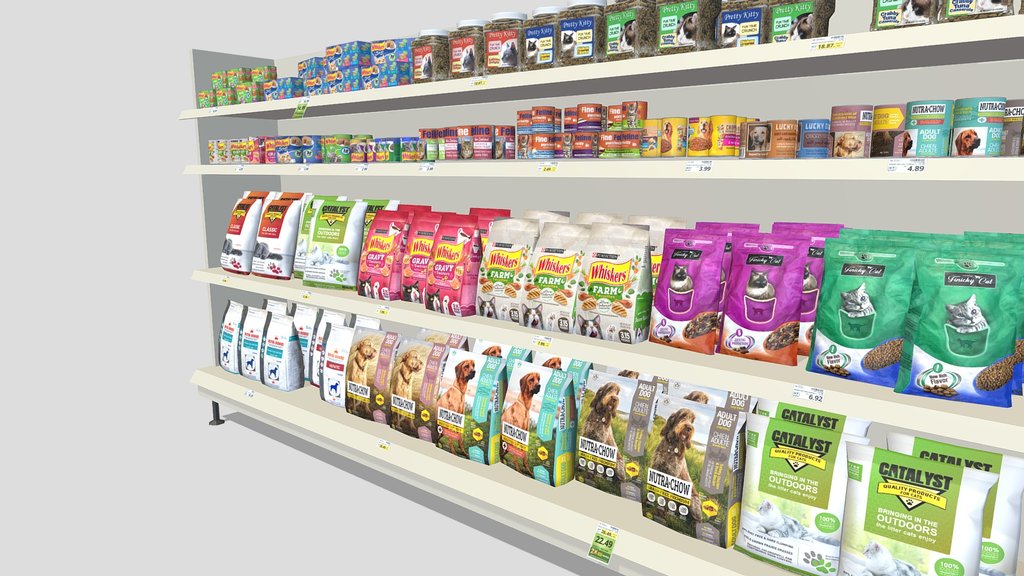 Grocery Store Sections - A 3D model collection by Marc Wheeler ...