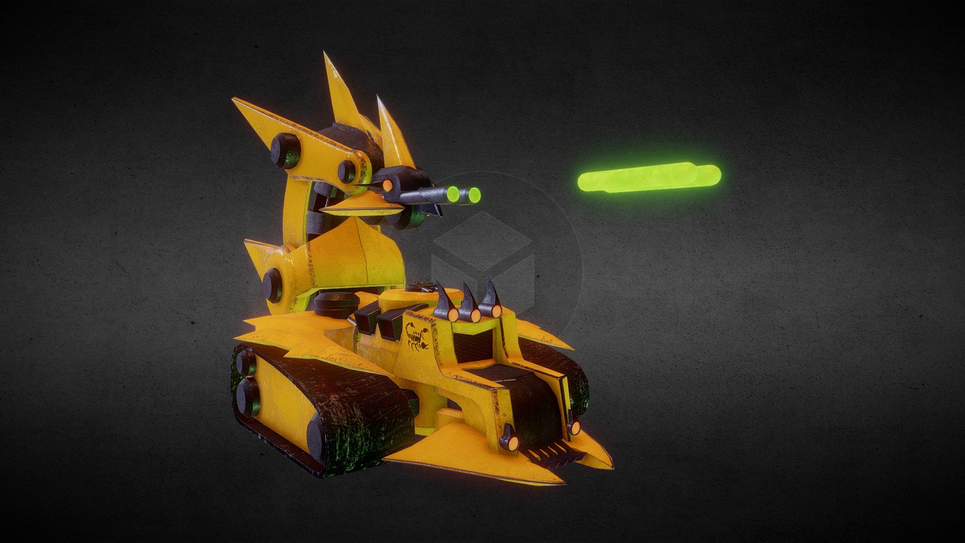 Stylized Scorpion Tank - 3D model by mjmwinkler [2374b5c] - Sketchfab