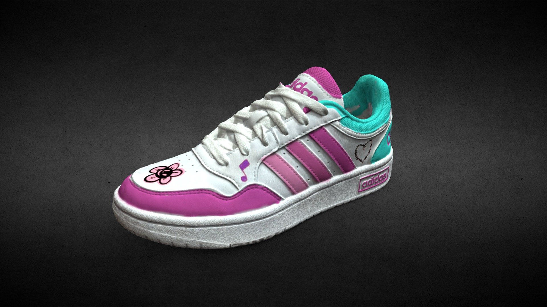 adidas hoops - 3D model by Aumentados (@minego90) [2375f7c] - Sketchfab
