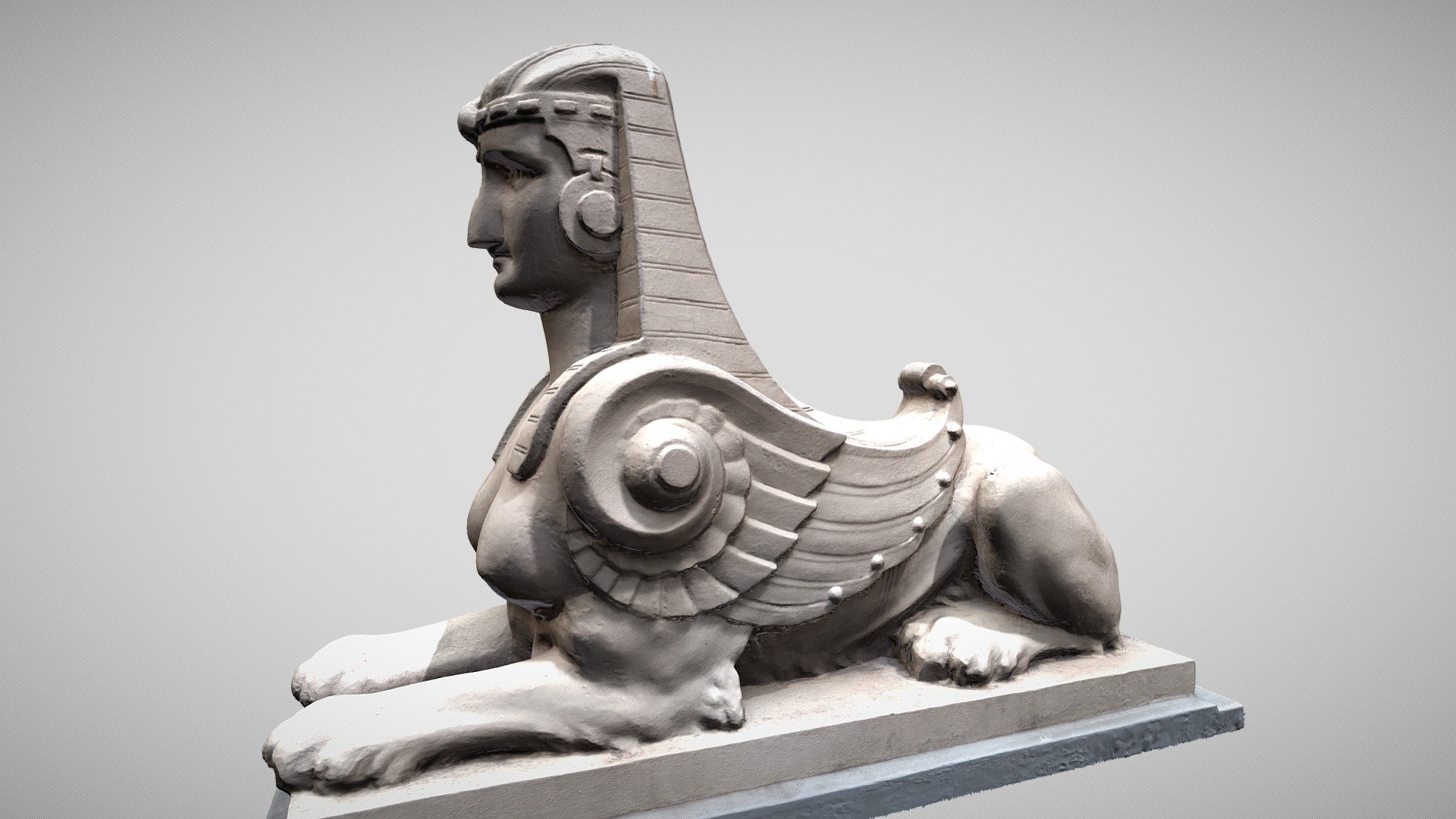 Sphinx Sculpture Riga - 3D model by ZachowajTo (@Dariusz_M) [2376368 ...