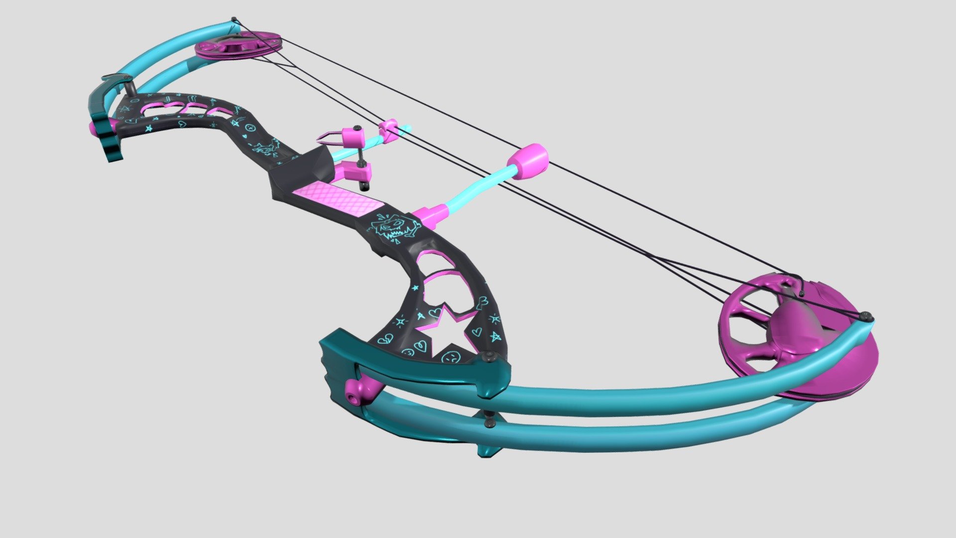 Compoundbow High - 3D model by foxsila [23776b6] - Sketchfab