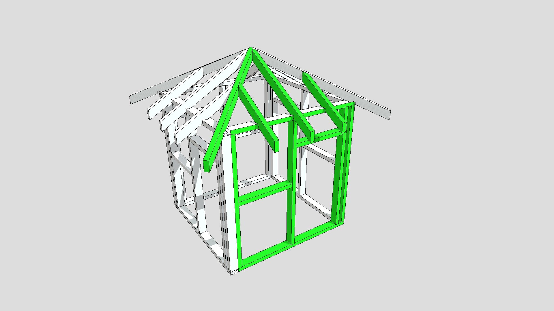 Small House Frame - Download Free 3D model by dadattitude [237a3a5 ...