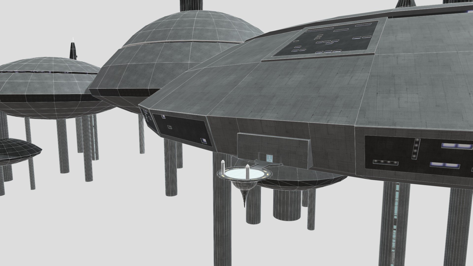 Tipoca City Kamino - Download Free 3D model by Cpt.Kirk ...