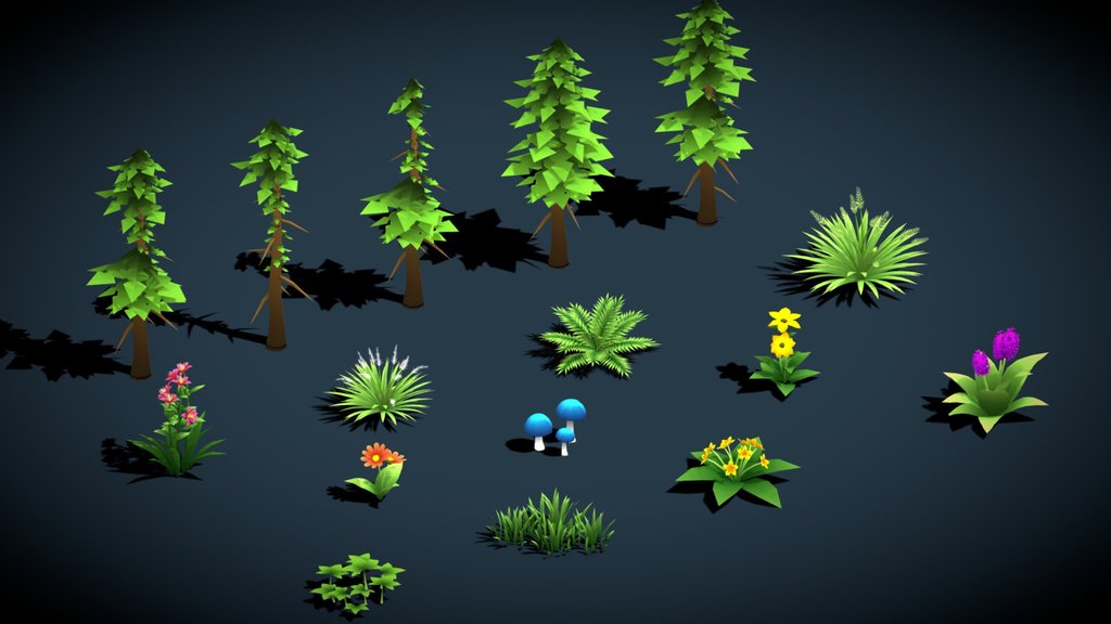 POLYWORLD - Create your unique world - A 3D model collection by ...
