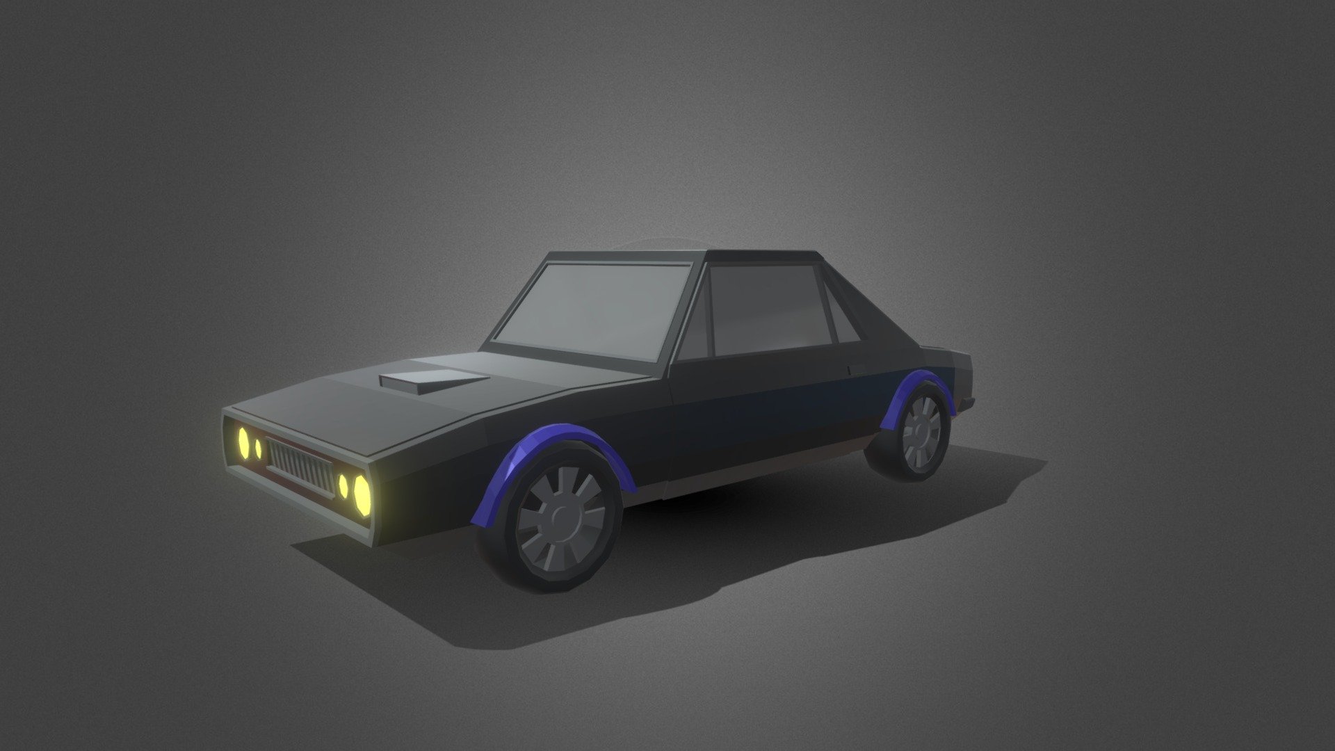 Low-poly car - Download Free 3D model by Denys Yednak (@_denys__i ...
