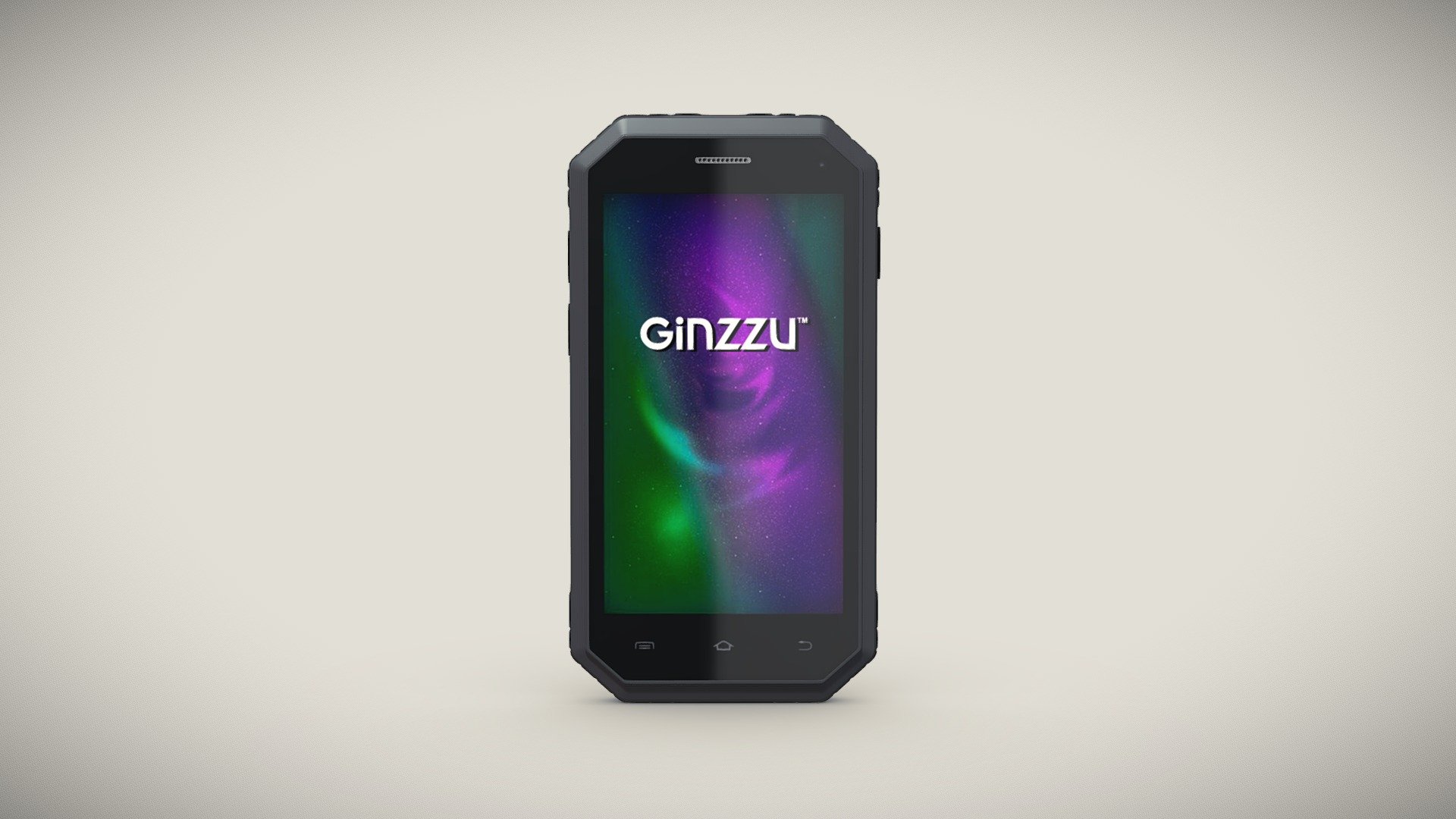 Ginzzu RS81D rugged & proof smartphone - Buy Royalty Free 3D model by ...