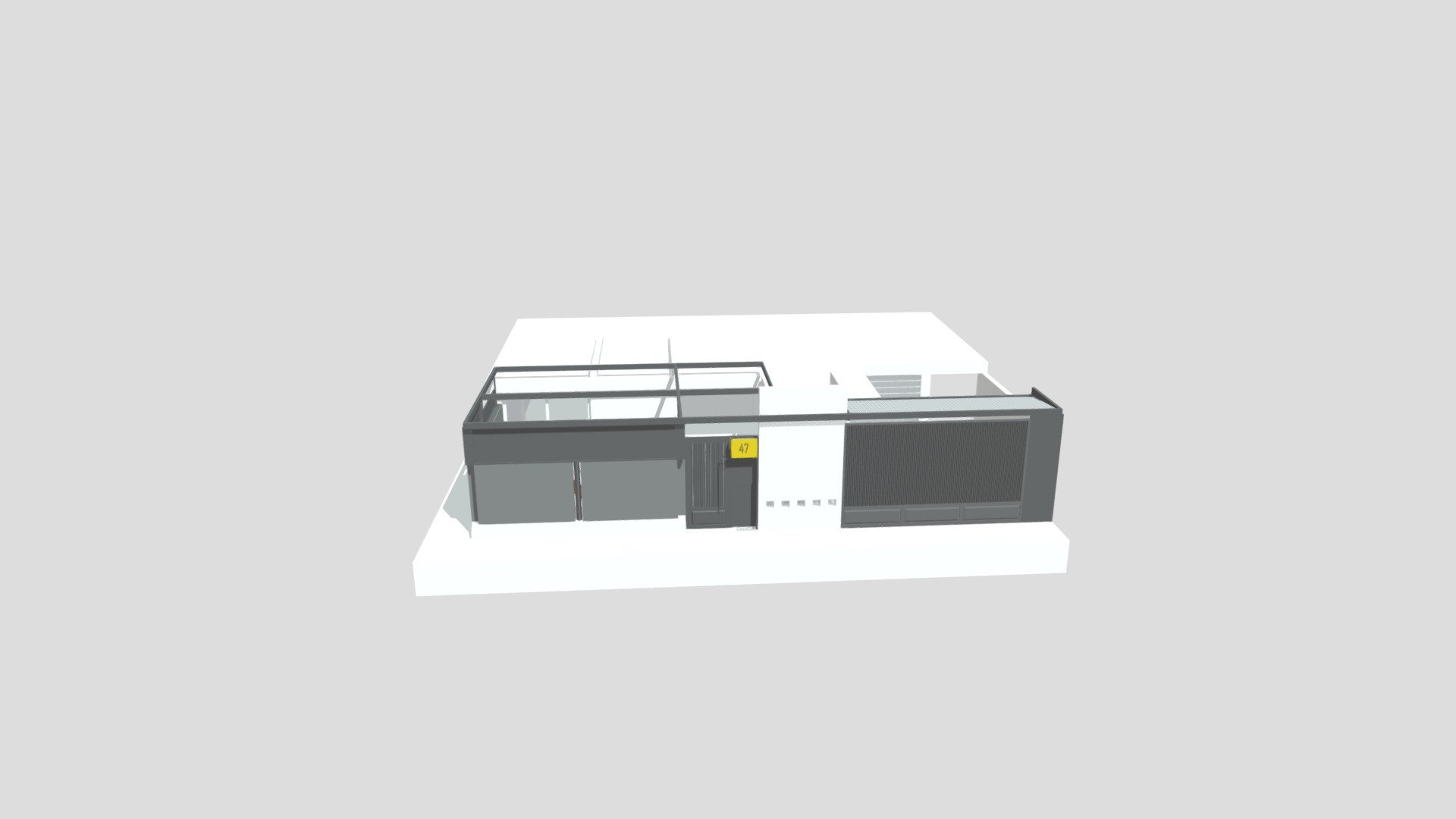 Casa Nova_ Ejecucion_ Fachada - 3D model by UV Arquitectos (@uva) [237e906] - Sketchfab