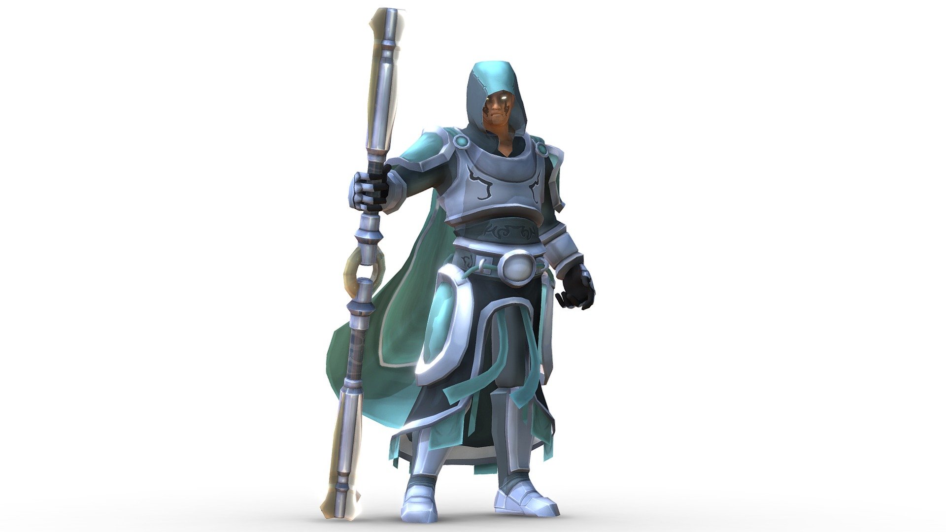 Battle Mage - Low Poly Character - Buy Royalty Free 3D model by ...