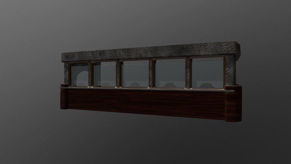 Bank Teller Cubical - Download Free 3D model by abdillaamy [237f574 ...