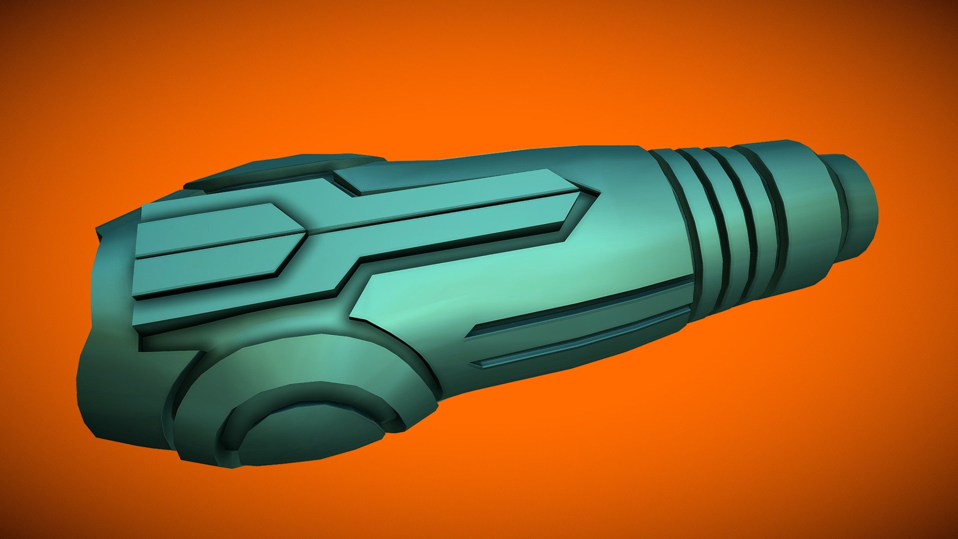 Arm Cannon - 3D model by Laurie Annis (@laurieannis) [237fcba] - Sketchfab