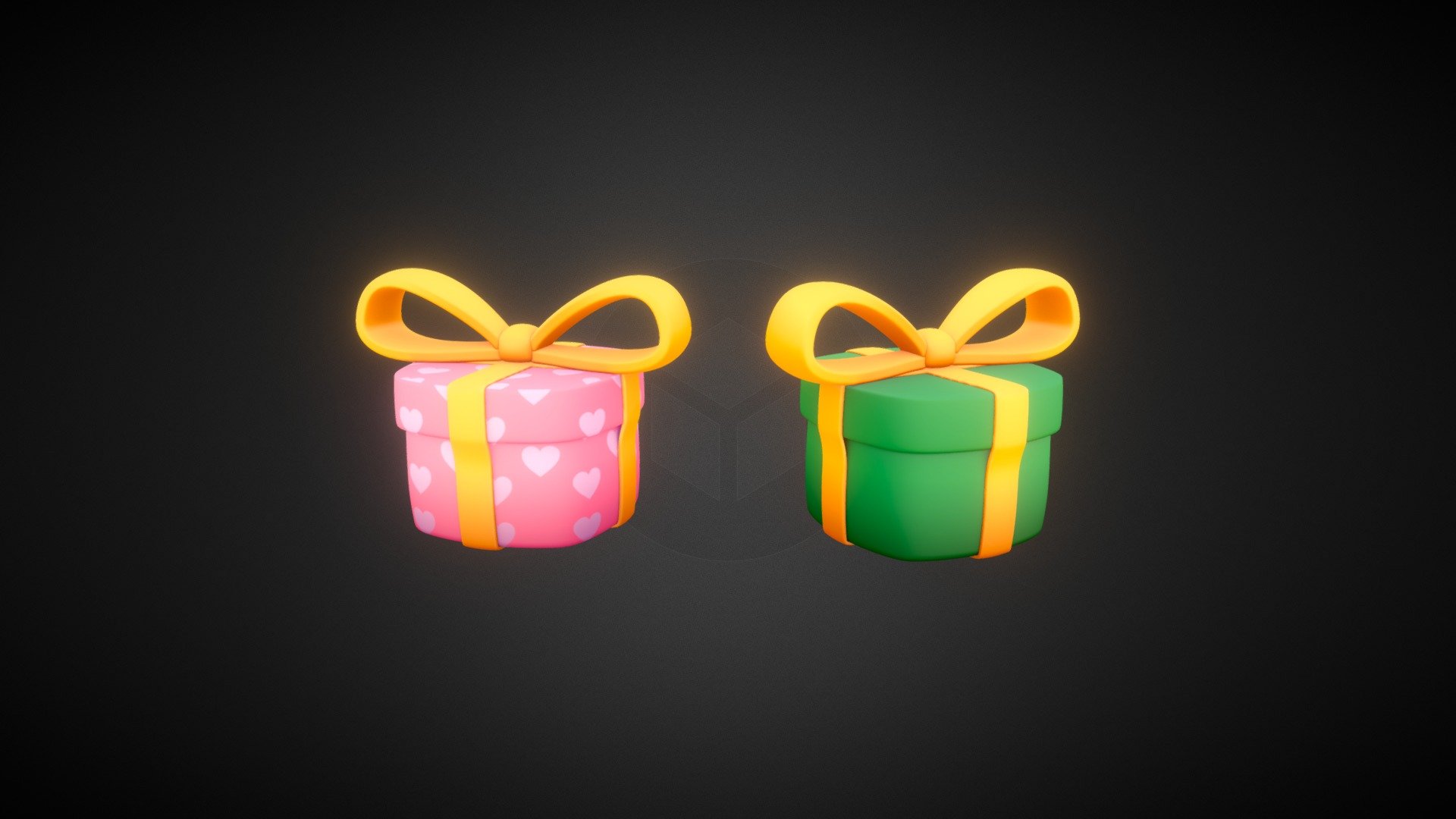 Gift stylized - Download Free 3D model by Kyyy_24 (@luckyardrianto27 ...