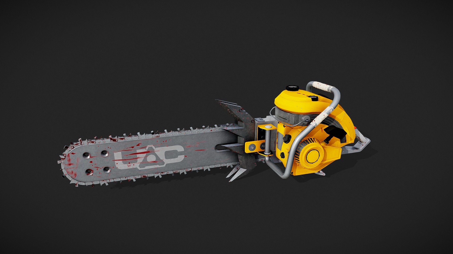 Doom ChainSaw - 3D model by Mario.Ametrano (@Mario.Am) [23810d3 ...