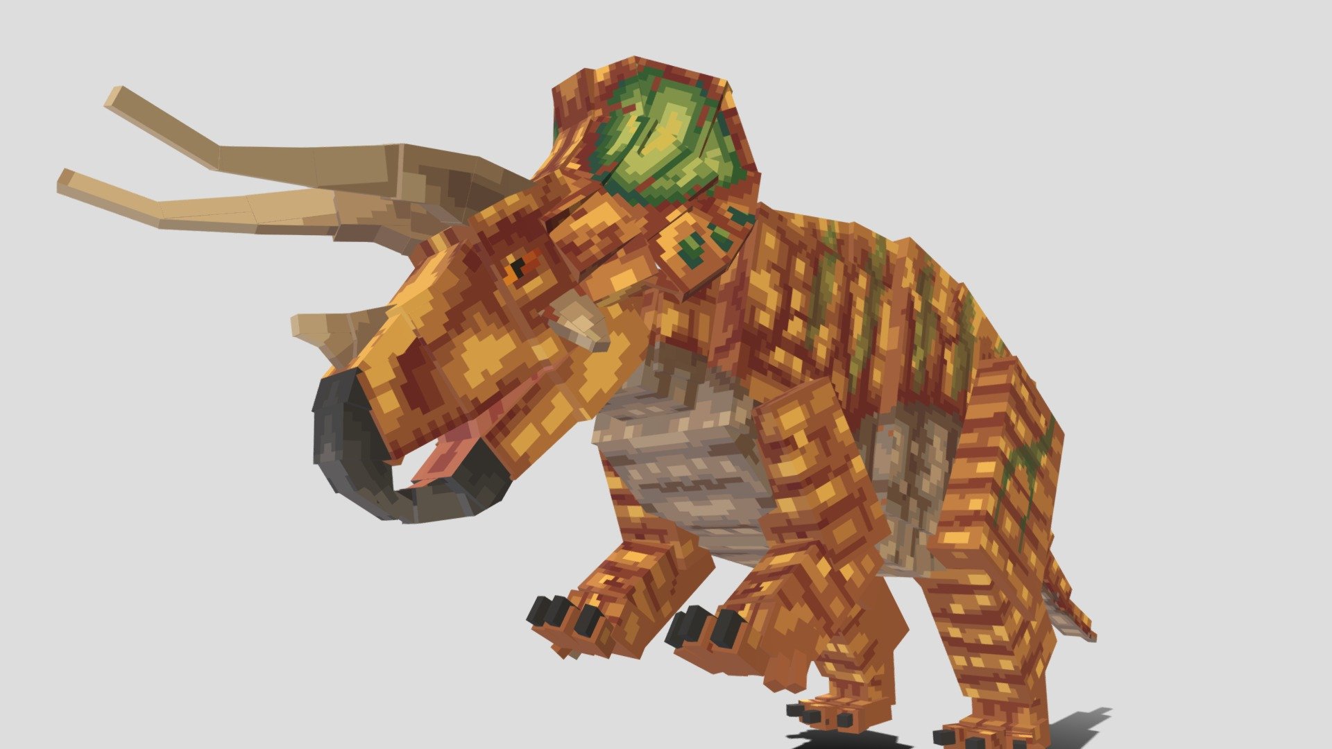 Triceratops - 3D model by Mark Cao (@addyabernethy9) [23829af] - Sketchfab