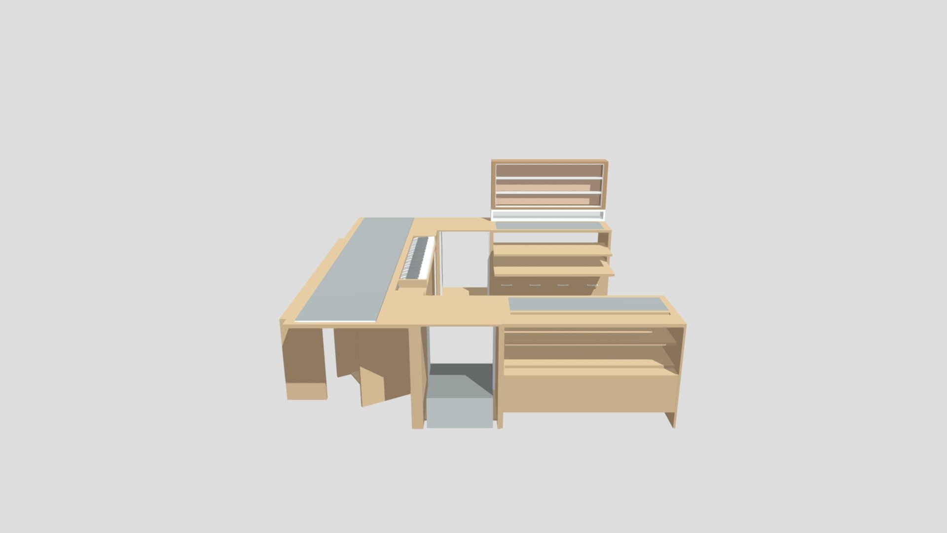 Composer Desk - 3D model by Dream_Harvest [2383664] - Sketchfab