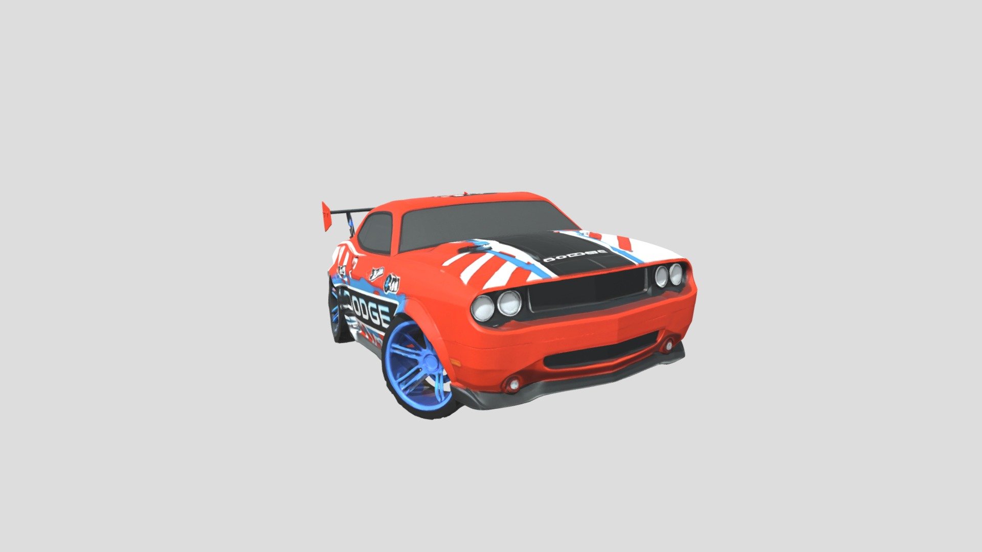 Dodge Challenger Hot Wheels FD 3D Model - Download Free 3D model by ...