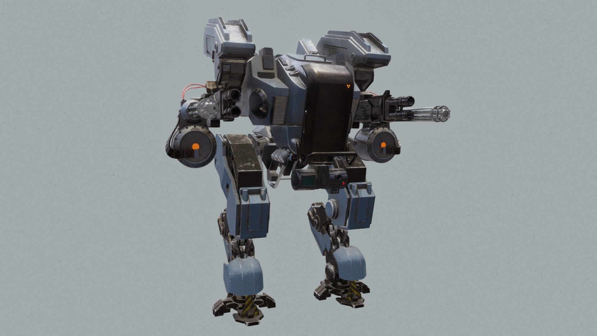W9231 Combat Mech (Rigged) - Download Free 3D model by anusher3D ...