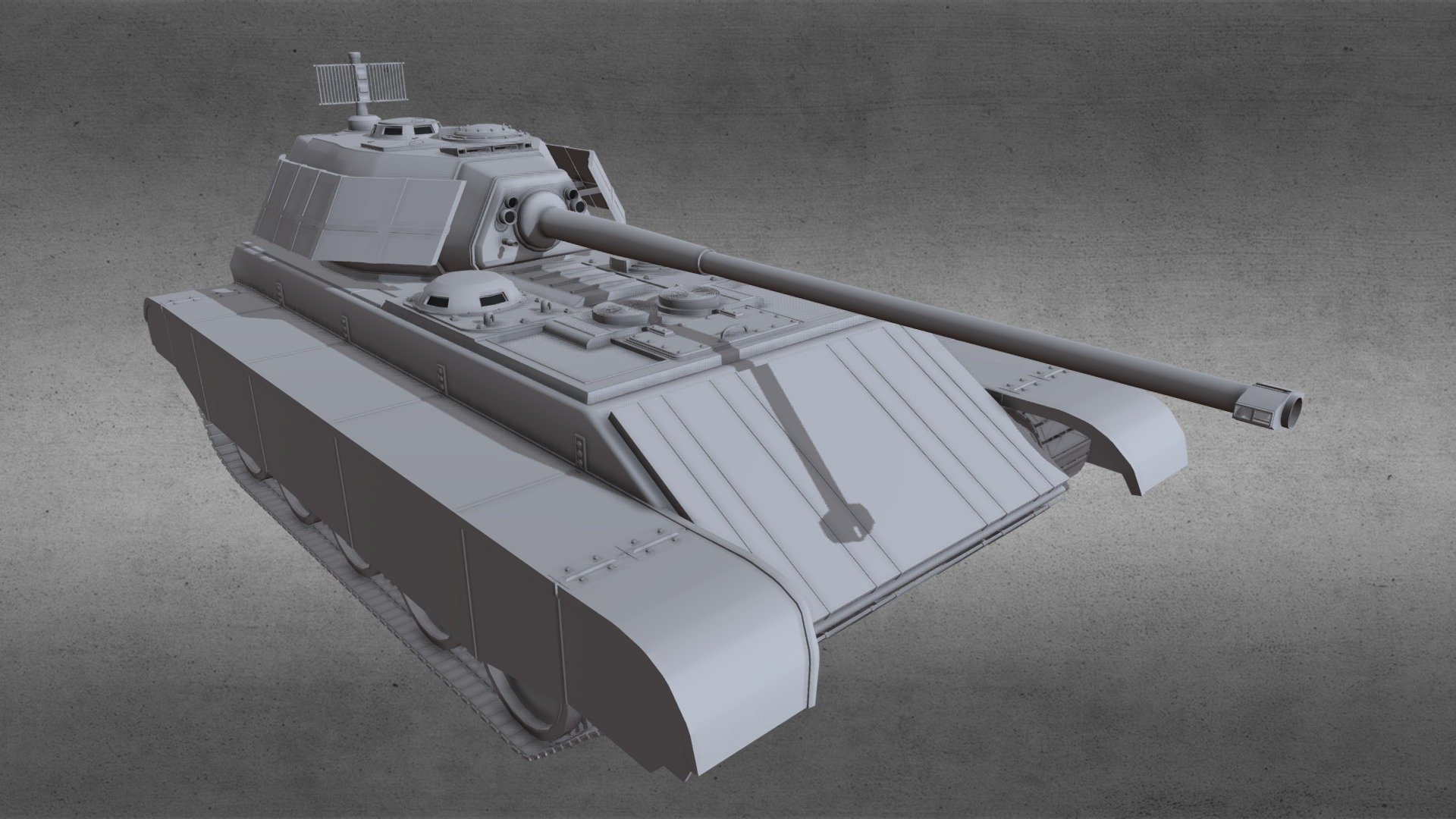 Tank Destroyer Design - 3D model by MPonceE [23892e1] - Sketchfab