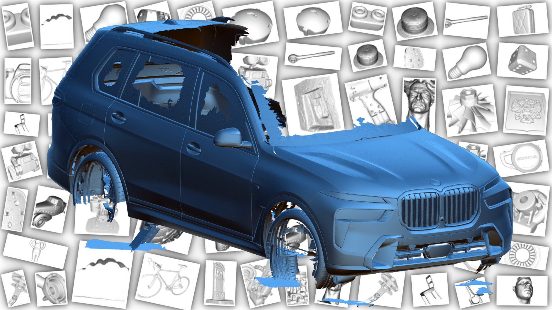 BMW X7 2023 3d Scan Data - 3D model by CAD-LAB (@3dscaning) [2389e53 ...