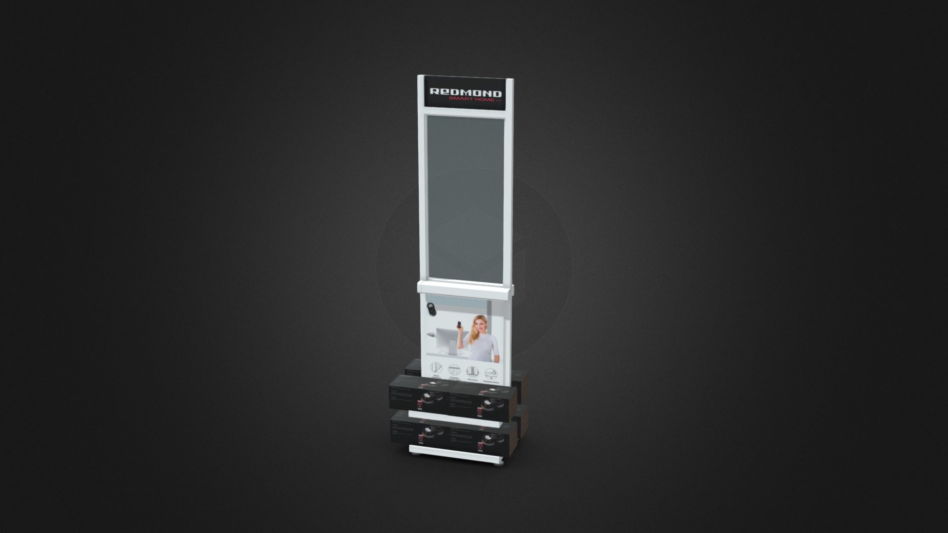 Redmond SkyWiper promo stand - 3D model by MEGA (@mega_torgovoe ...