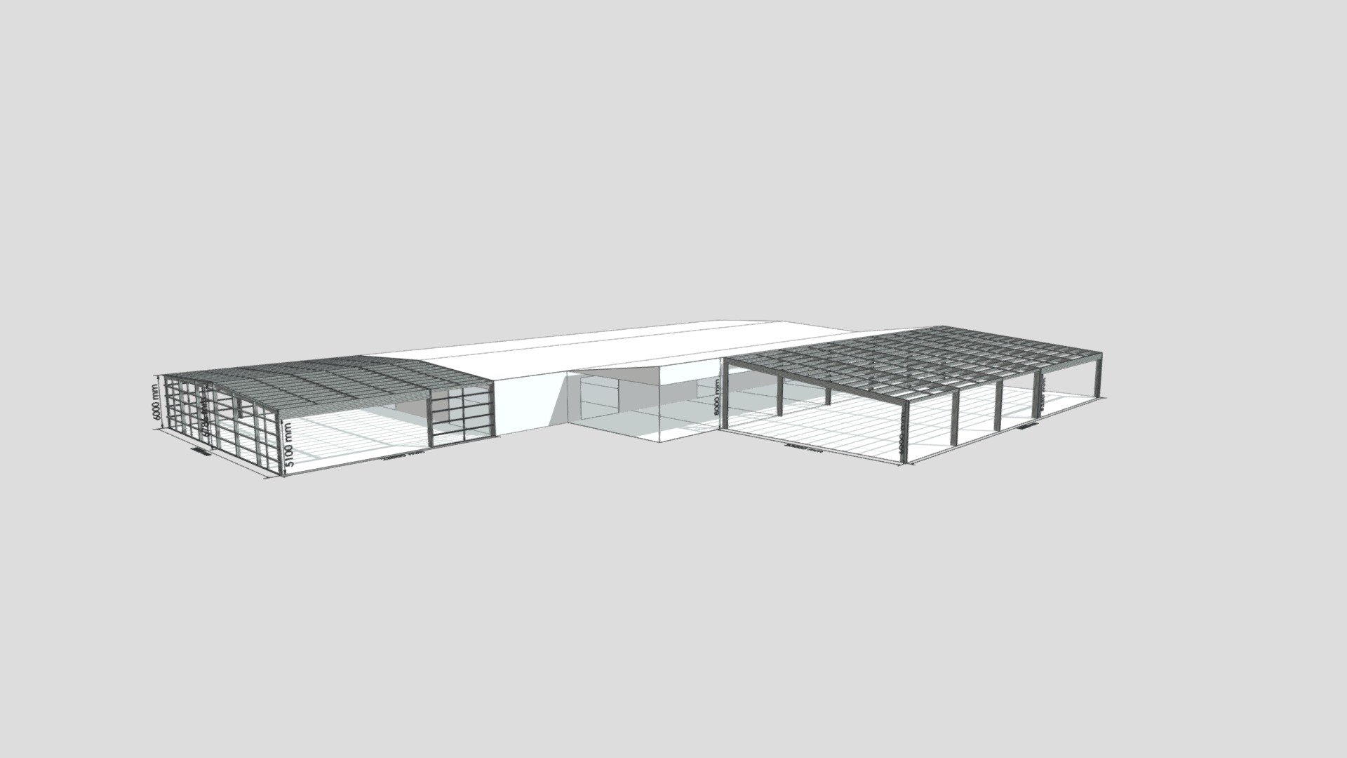 AMX Canopies - 3D model by Central Steel Framing (@centralsteelframing ...
