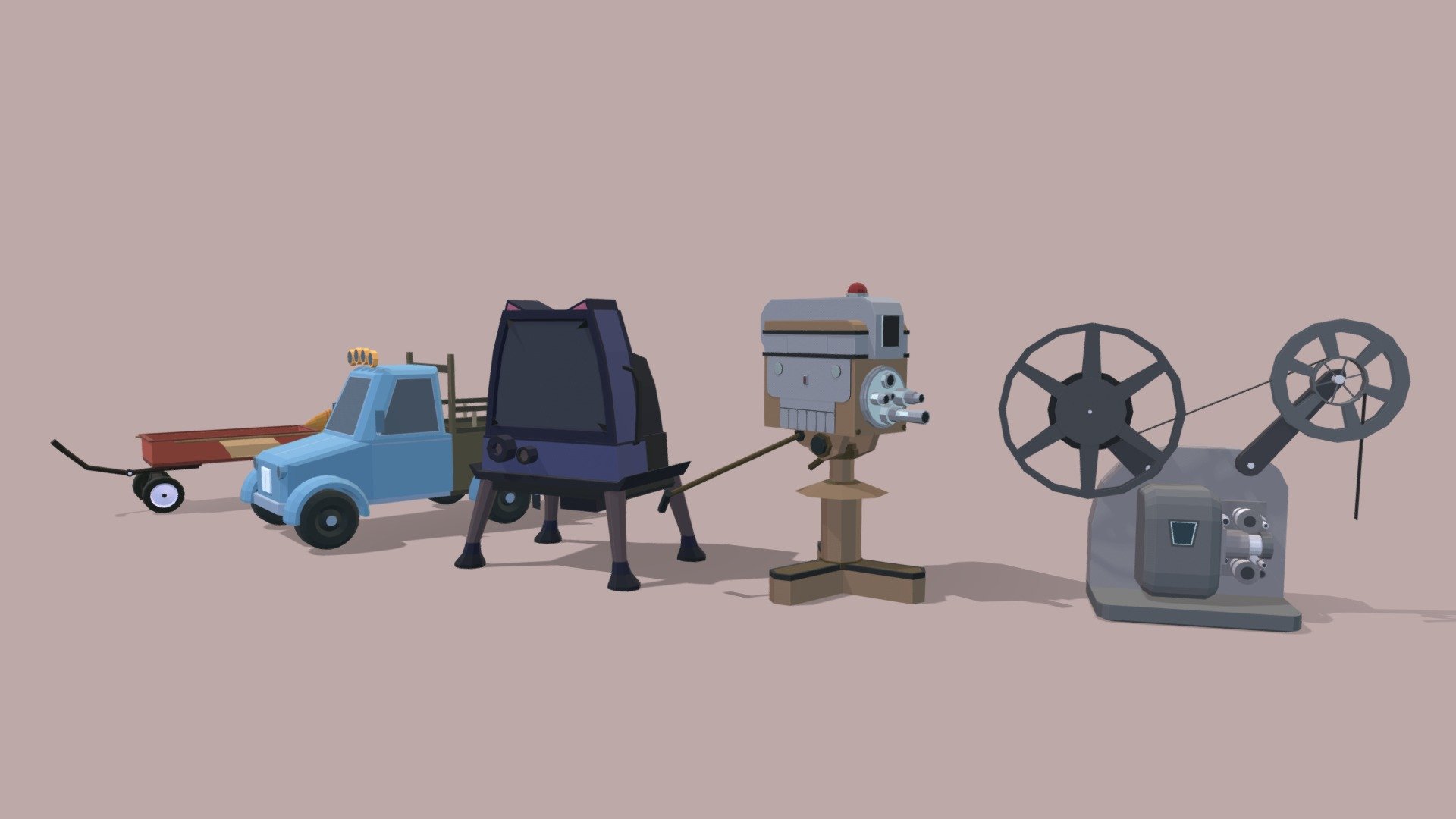 Color cartoon drafts - Download Free 3D model by Katherina (@Kathi_Len ...