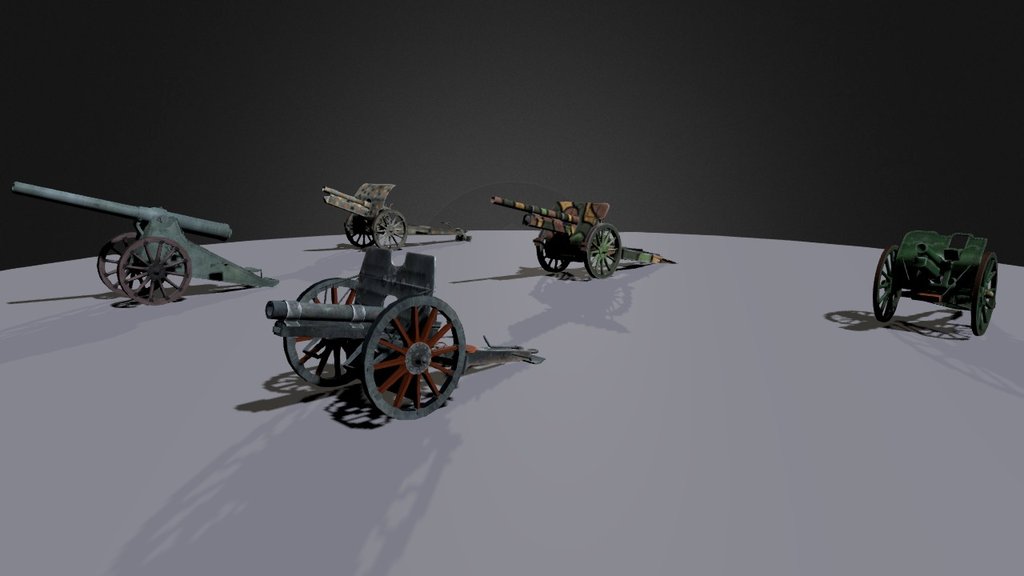 ARTILLERY - 3D model by b-dizl [239236e] - Sketchfab