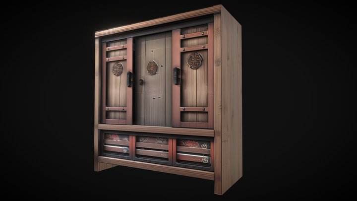 Cupboard 3D models - Sketchfab