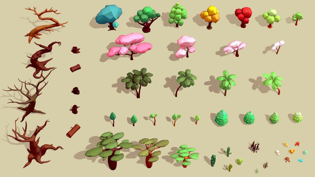 Environment - A 3D model collection by PolyOne Studio (@polyone ...
