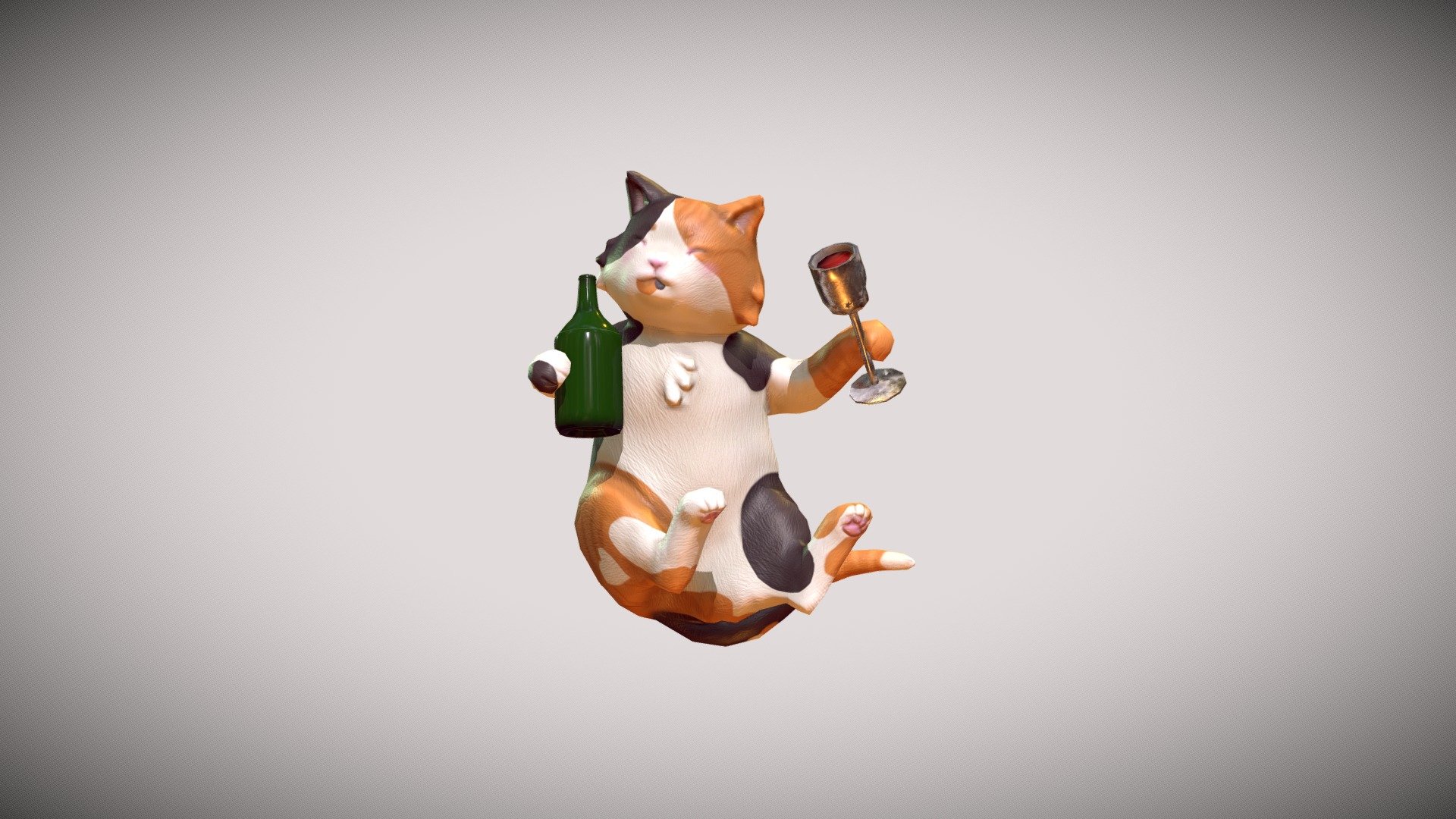 CAT - 3D model by annymo_art [2394320] - Sketchfab
