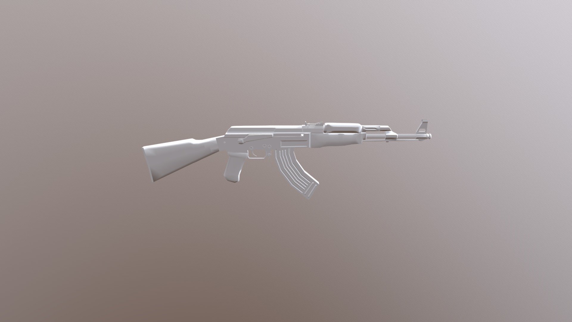 Automatic Kalashnikov 1947 - Download Free 3D model by Kevin S. Tran ...