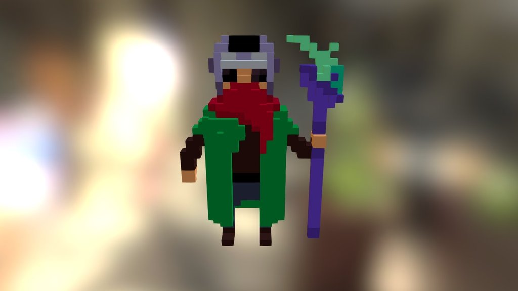 voxel characters - A 3D model collection by meigangwen - Sketchfab