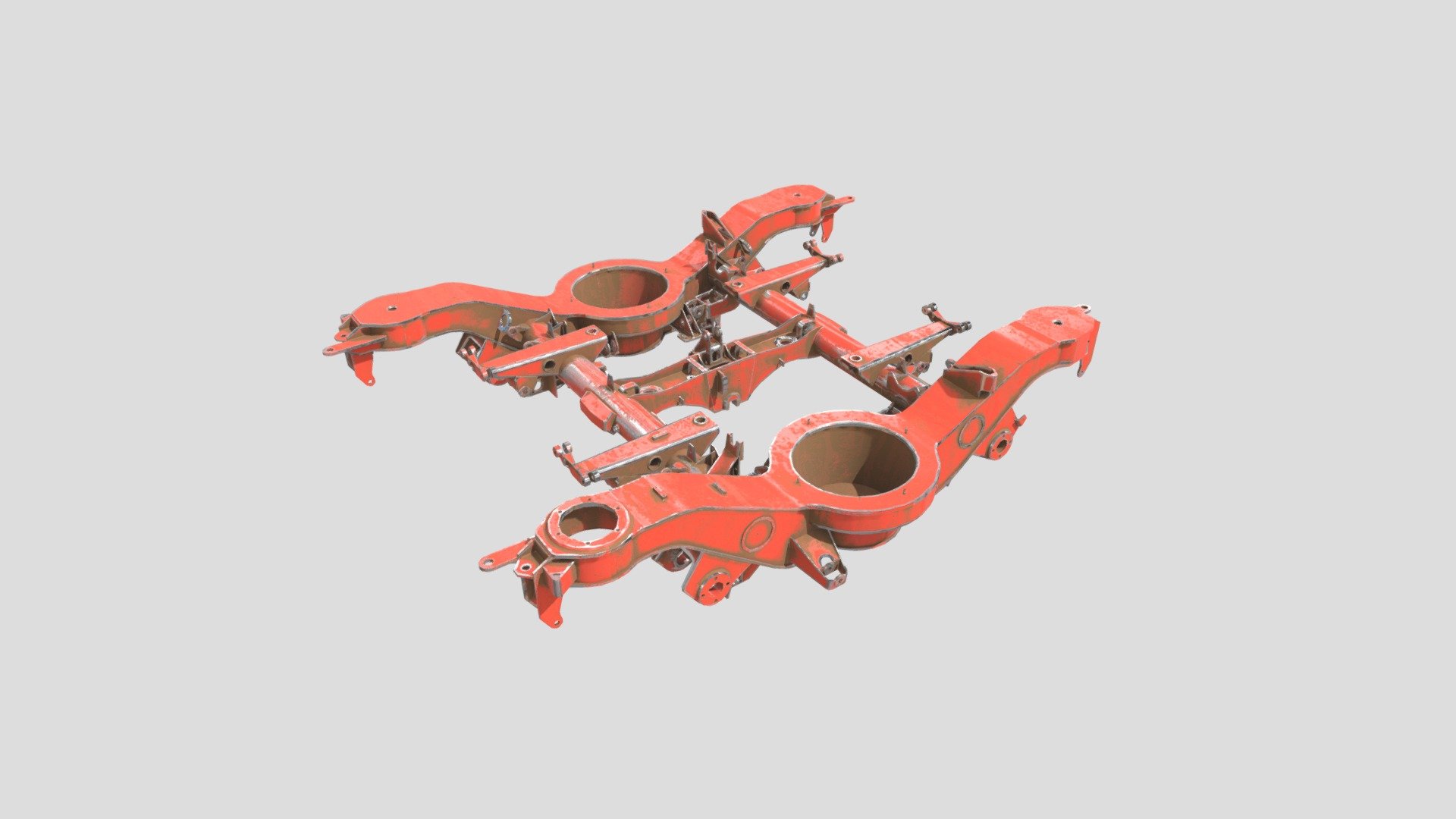 Virtual CTO - Y32 bogie frame (low res) - 3D model by marcodegoeij ...