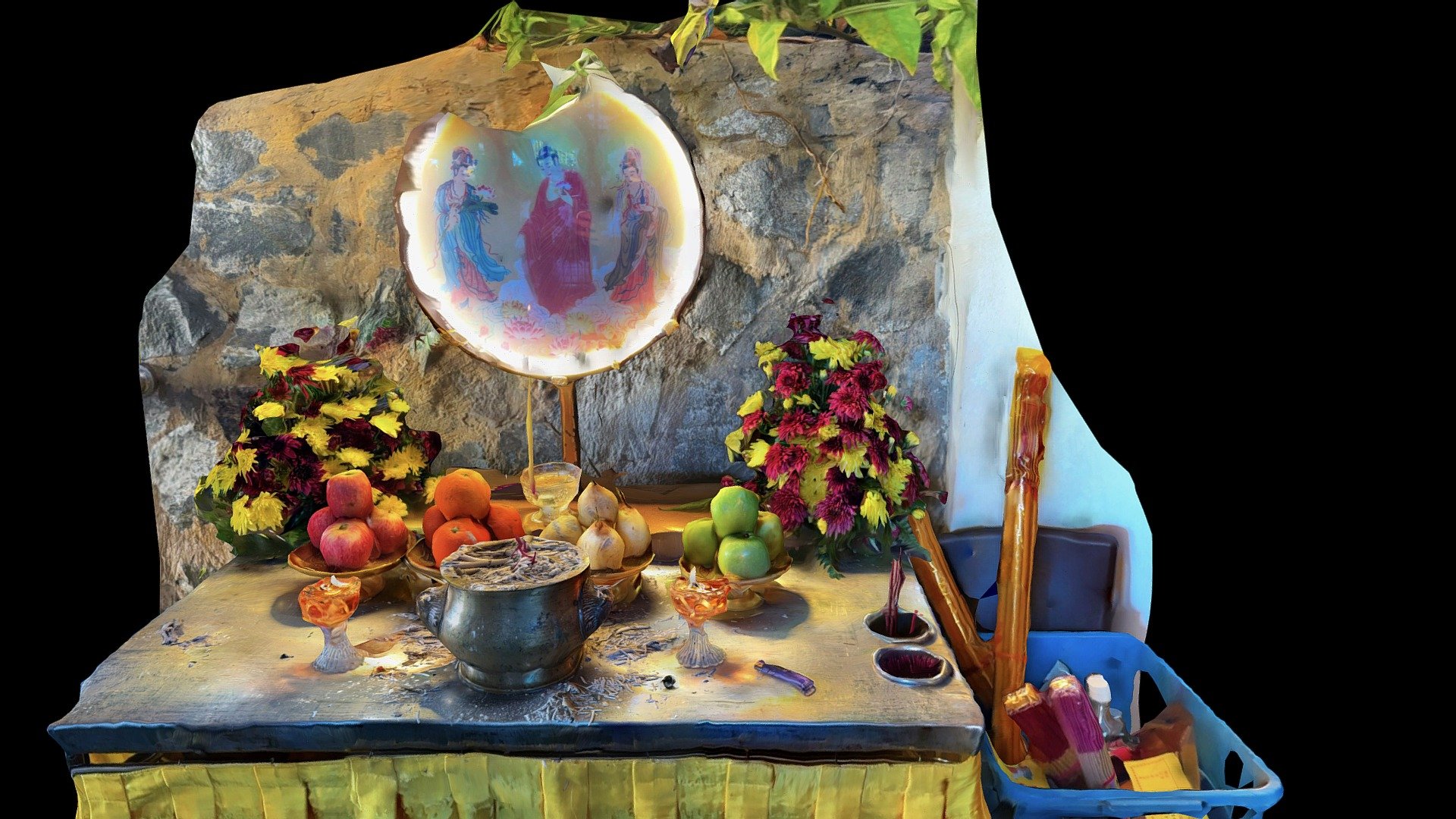 Buddhist Funeral Altar (Scaniverse) - Download Free 3D model by JFN ...