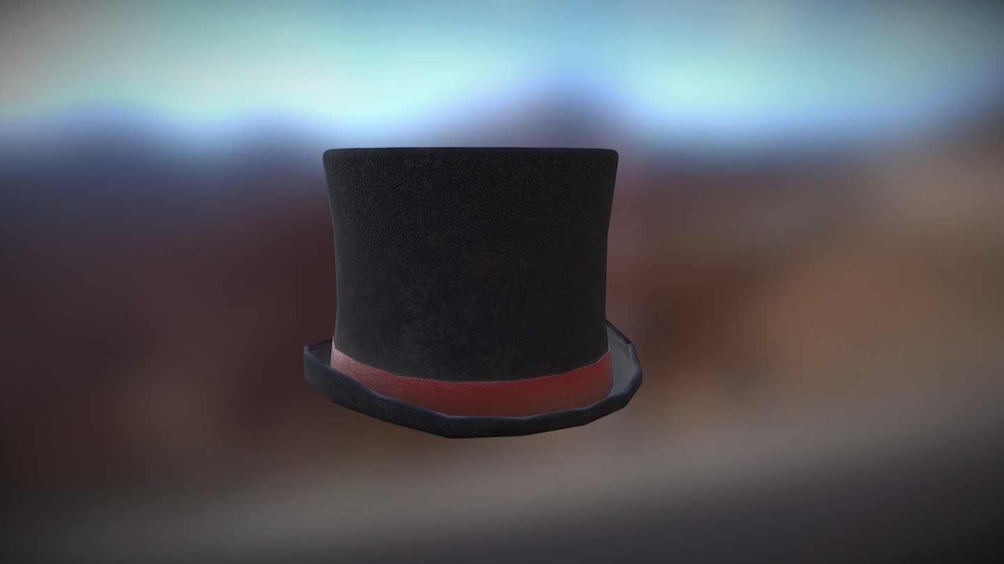 Top Hat - 3D model by Milacetious [2399c80] - Sketchfab
