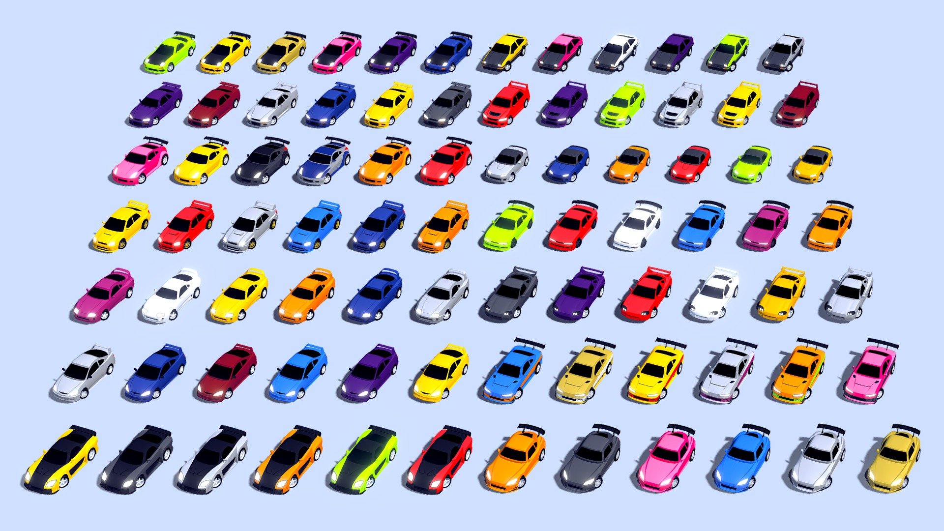STYLIZED: Drift Cars Pack - Buy Royalty Free 3D model by ...