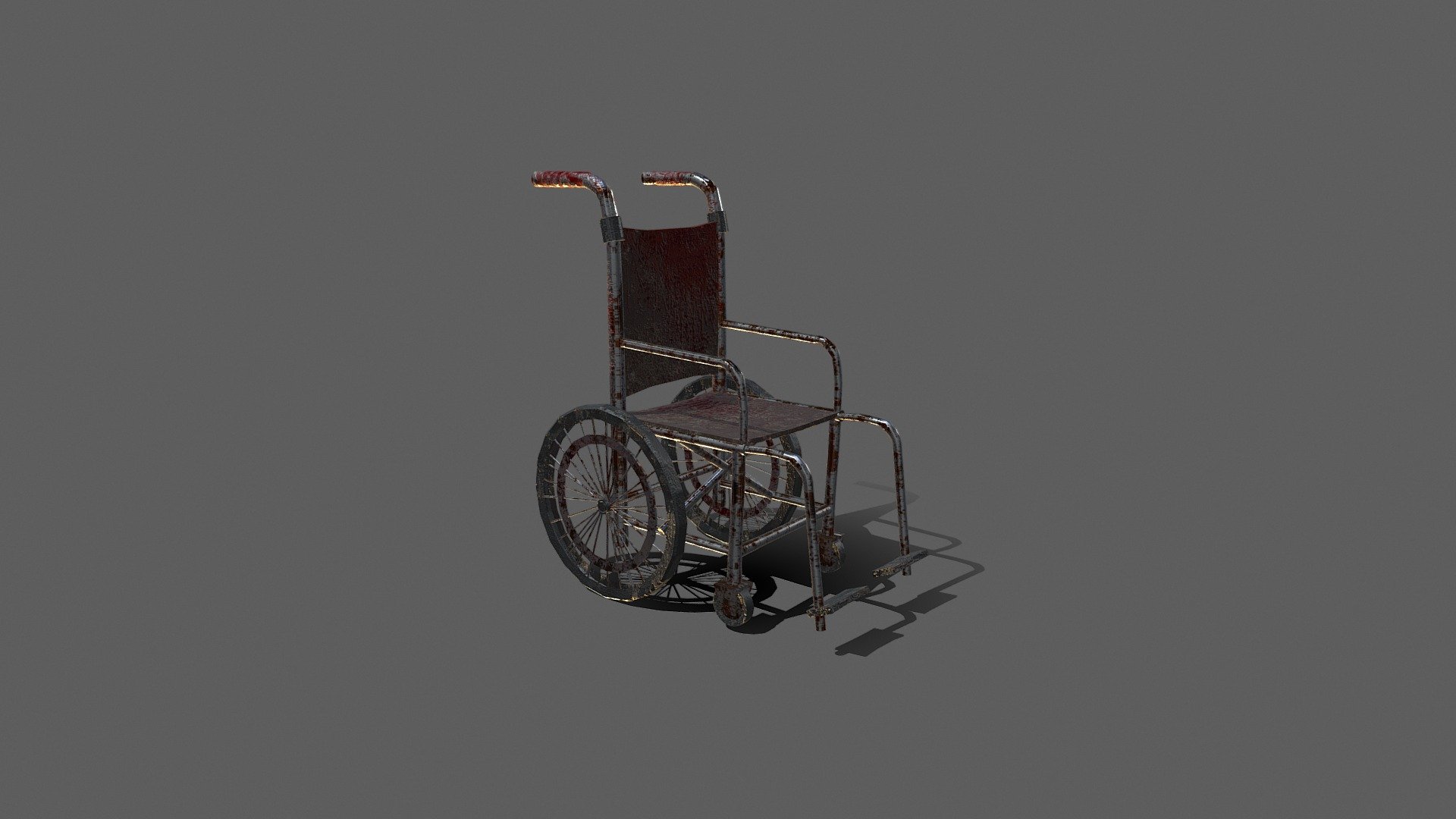 Rusty Wheelchair - Download Free 3D model by Chloe Groombridge ...