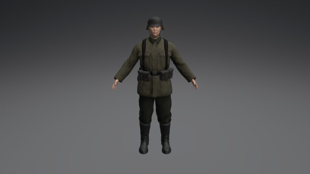 German Soldier Heroes of 1944 - 3D model by MilchFreunde [239e349 ...