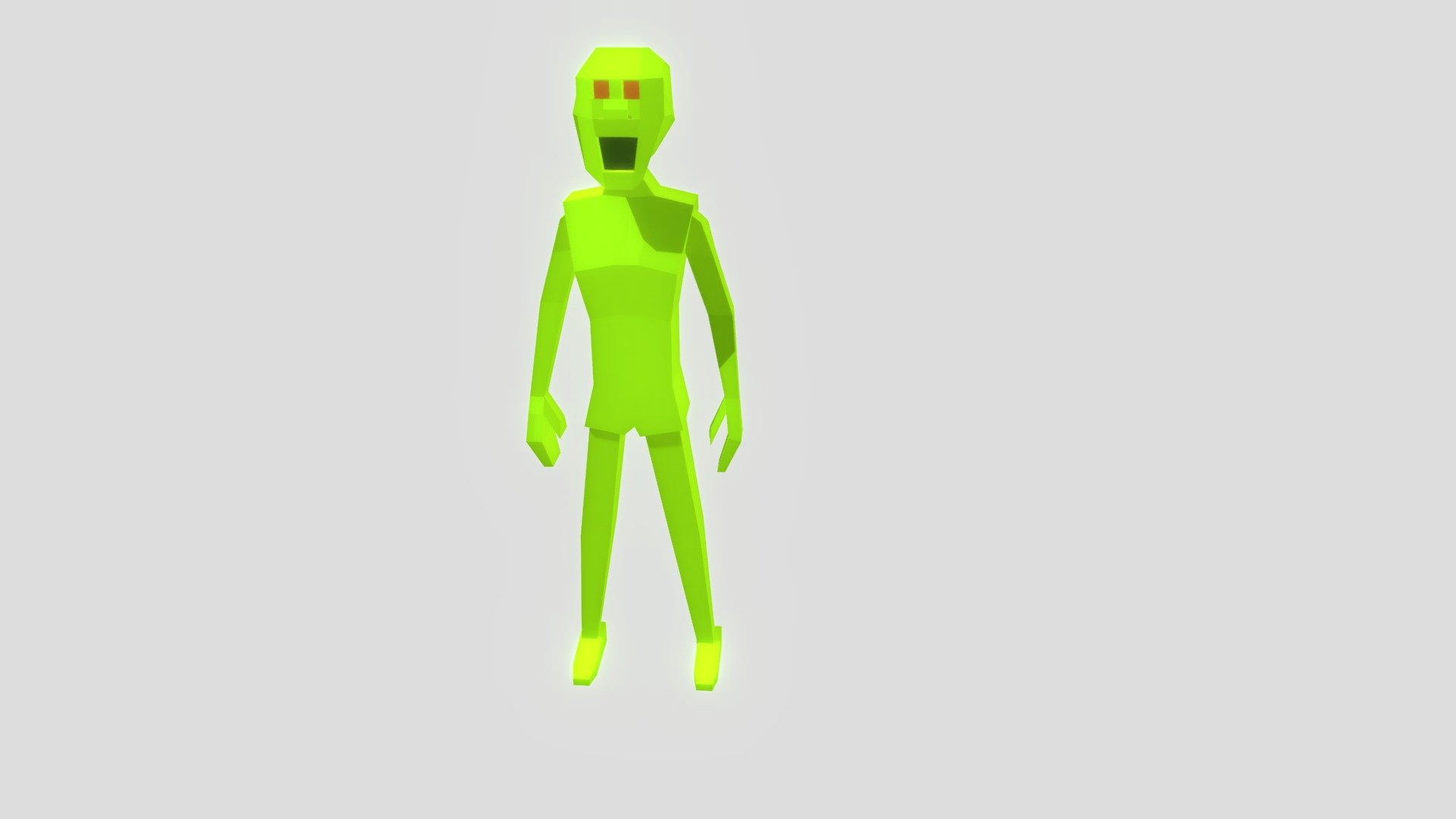 Green Zombie Low Poly - 3D model by Hasan (@Hasan_M) [23a0325] - Sketchfab