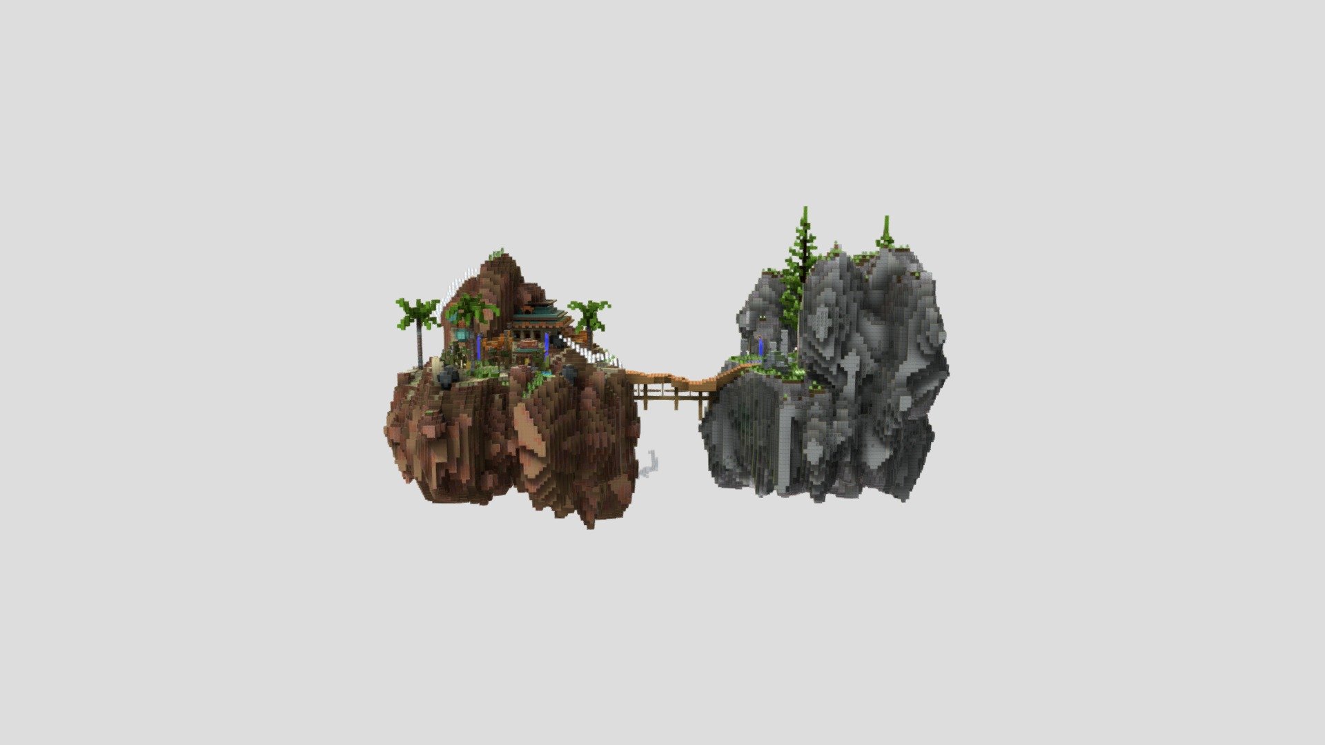 Mesa Fantasy Skyblock Spawn - 100x50 - 3D model by Senior Studios ...